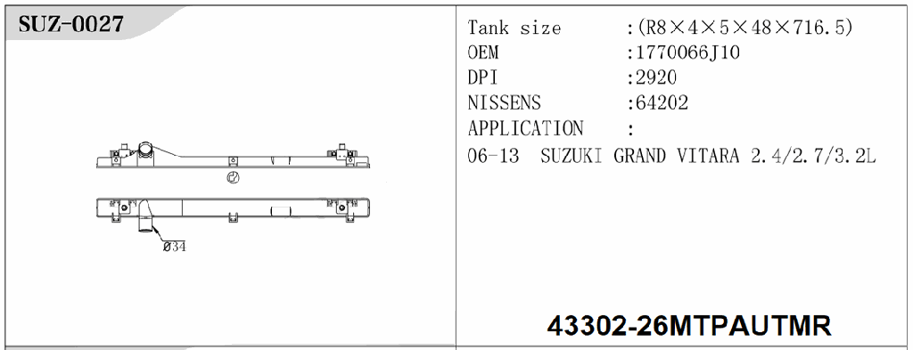 Shop | hanover auto parts radiator and condenser